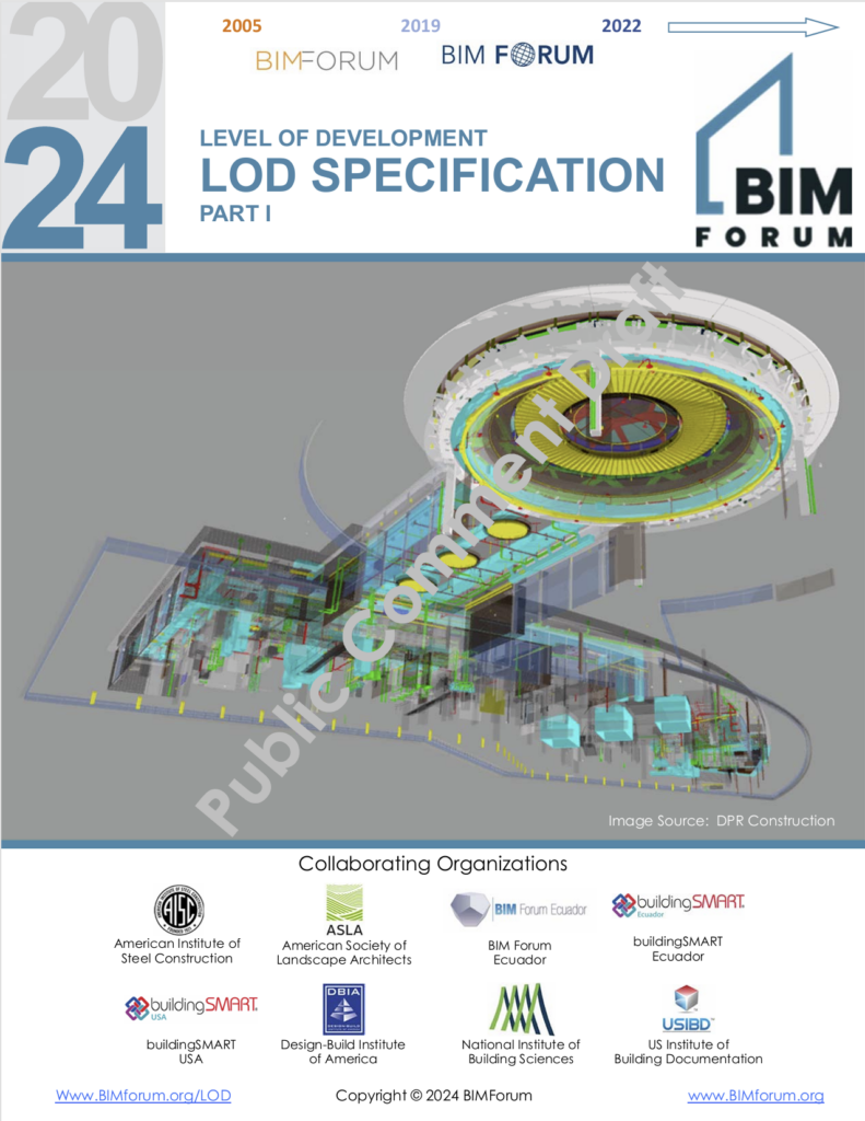 2023 Level of Development (LOD) Specification – BIM Forum