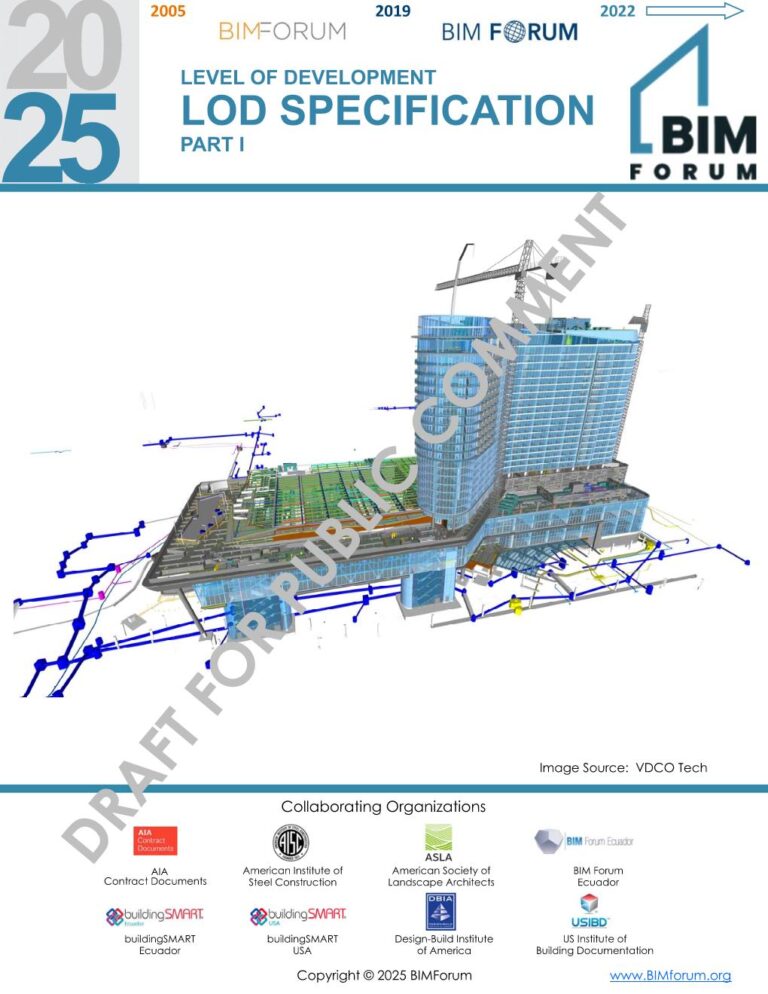 BIMForum Level of Development (LOD) Specification 2024 – In English and ...